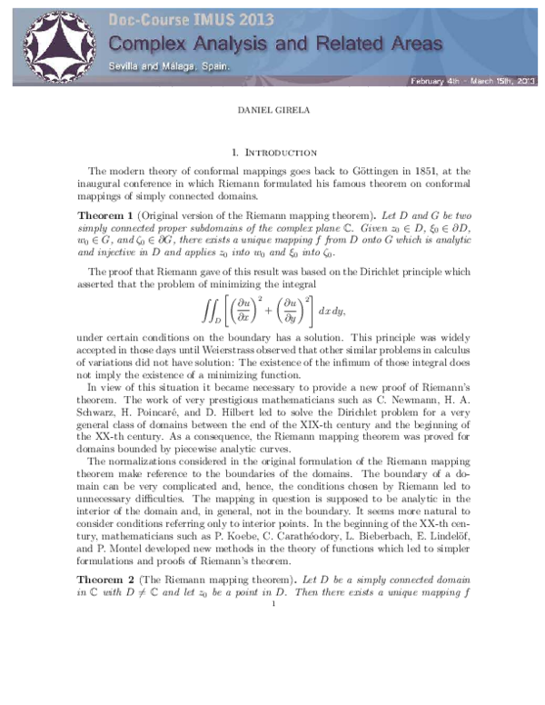 (PDF) BASIC THEORY OF UNIVALENT FUNCTIONS