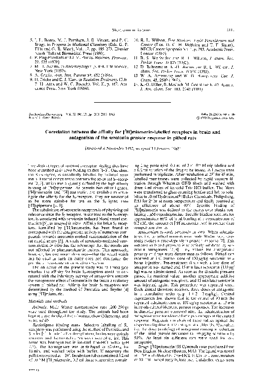 (PDF) Correlation between the affinity for [3H]mianserin-labelled ...