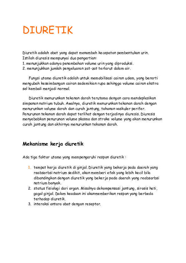 (DOC) DIURETIK