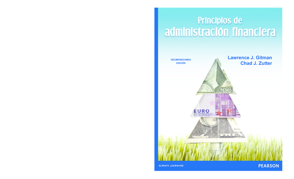 (PDF) Libro Principios de Administracion Financiera 12edi Gitman