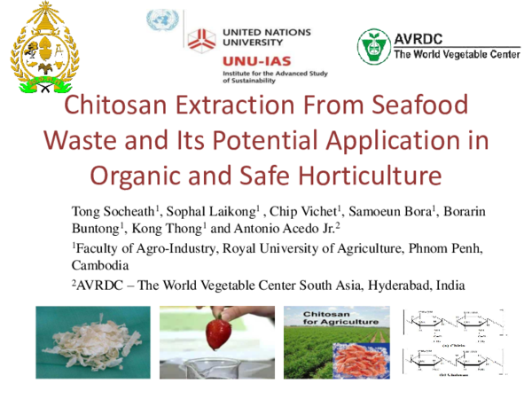 (PDF) Chitosan Extraction From Seafood Waste and Its Potential ...