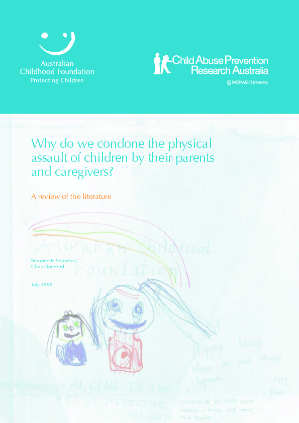 (PDF) Why do we condone the physical assault of children by their ...