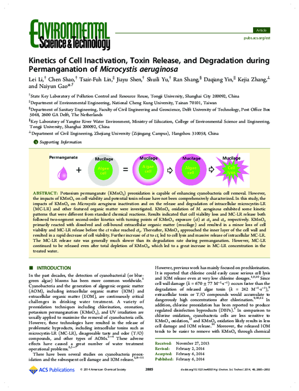 (PDF) Kinetics of Cell Inactivation, Toxin Release, and Degradation ...