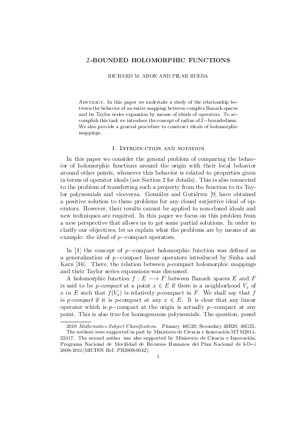 (PDF) Holomorphic mappings associated to composition ideals of polynomials
