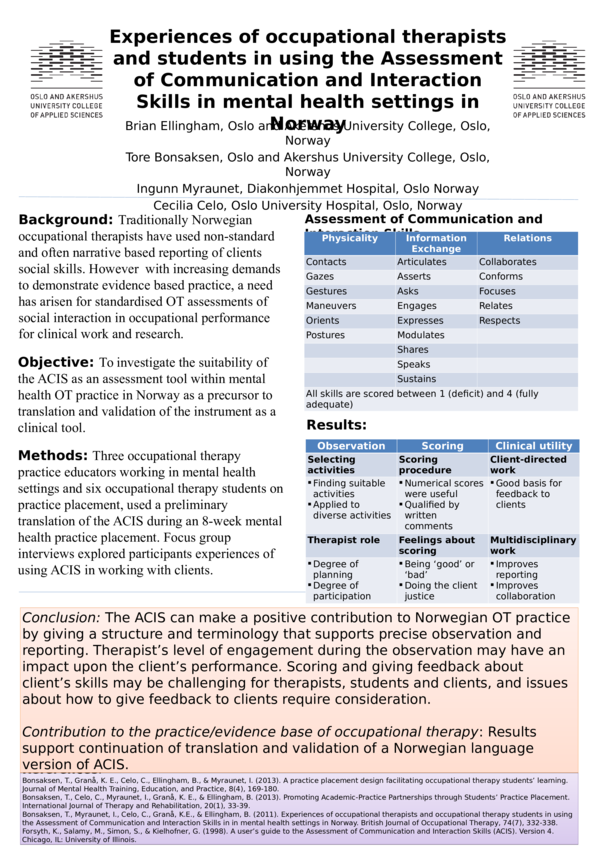 (PPT) Usefulness of the Assessment of Communication and Interaction ...
