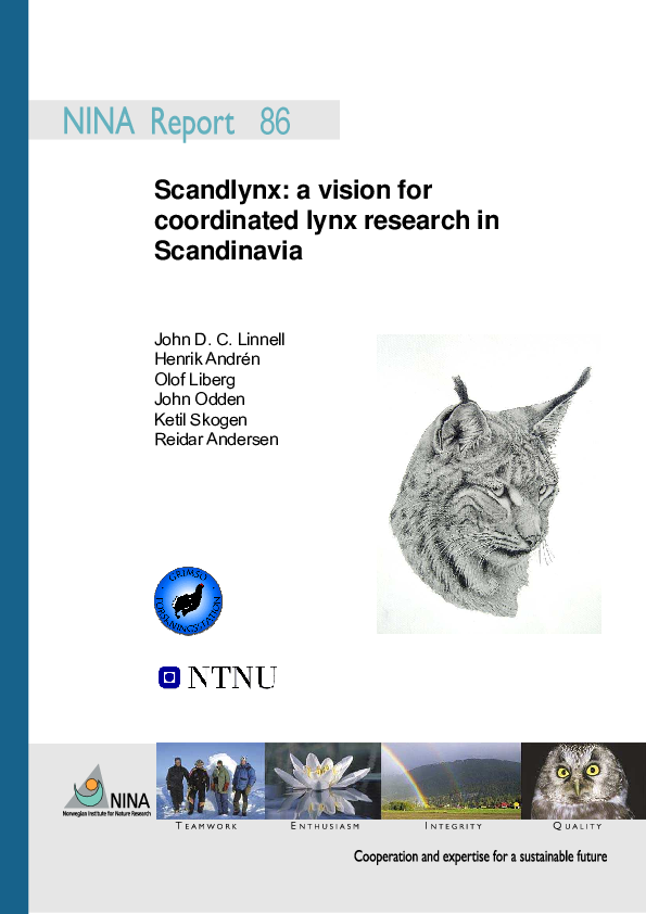 (PDF) Scandlynx: a vision for coordinated lynx research in Scandinavia
