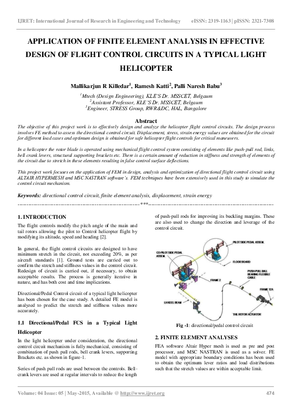 (PDF) APPLICATION OF FINITE ELEMENT ANALYSIS IN EFFECTIVE DESIGN OF ...