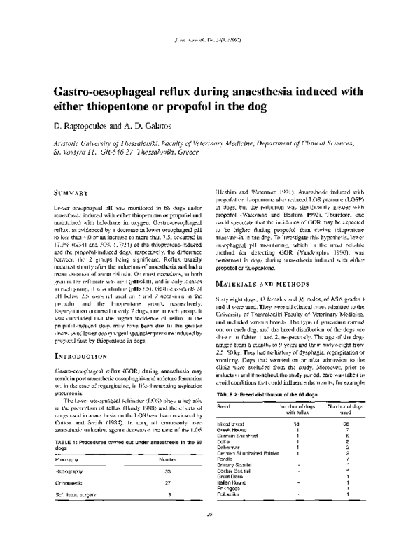 (PDF) Gastro-oesophageal reflux during anaesthesia induced with either ...