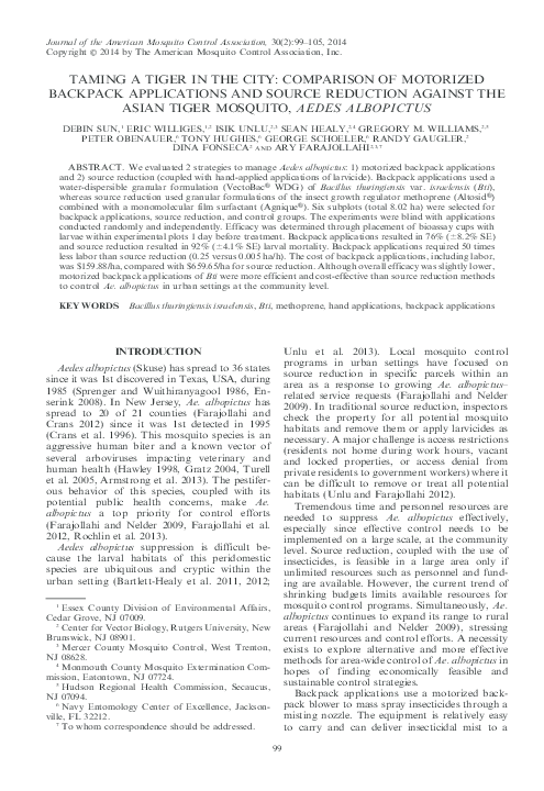 (PDF) Taming a Tiger in the City: Comparison of Motorized Backpack ...
