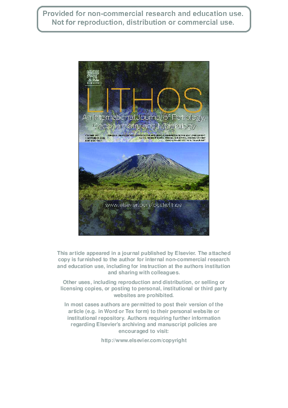 (PDF) 2012 Zaitsev Sadiman volcano Lithos