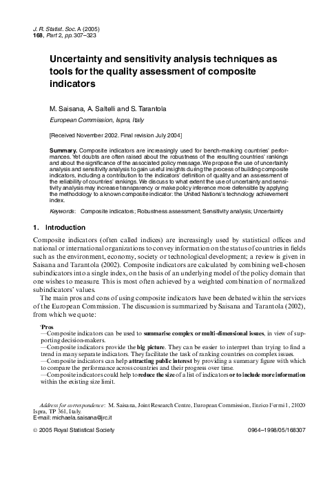 (PDF) Uncertainty and sensitivity analysis techniques for hydrologic modeling