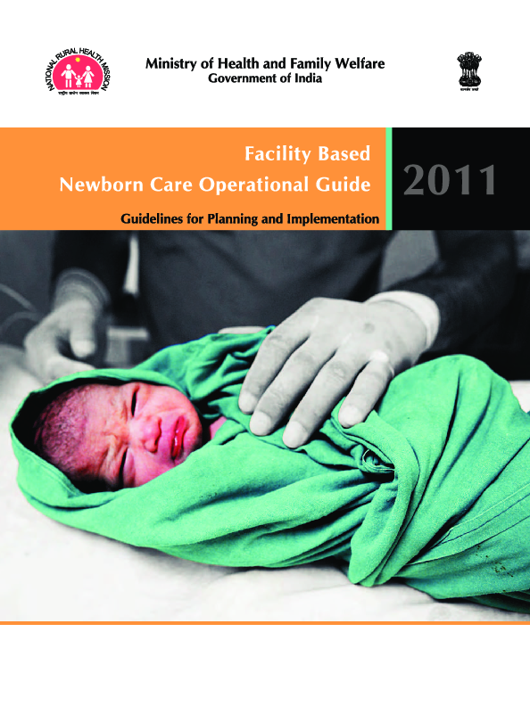 (PDF) Facility Based Newborn Care Operational Guidelines (FBNC)