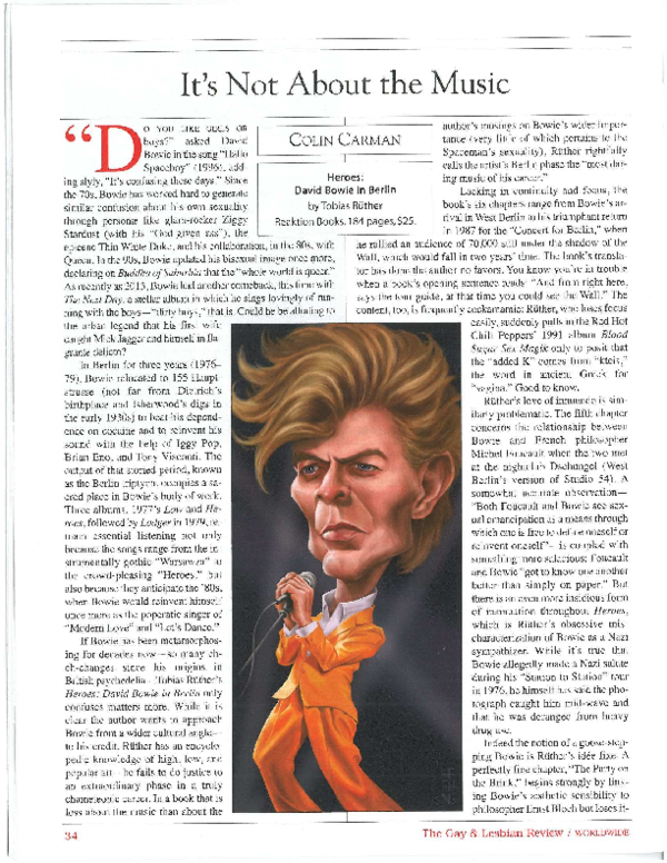 (PDF) "It's Not About the Music: Book Review of Ruther's _Heroes_ about ...