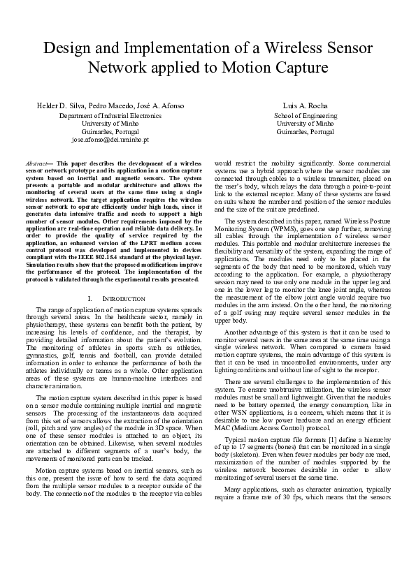 (PDF) Design and Implementation of Wireless Sensor Networks Based ...