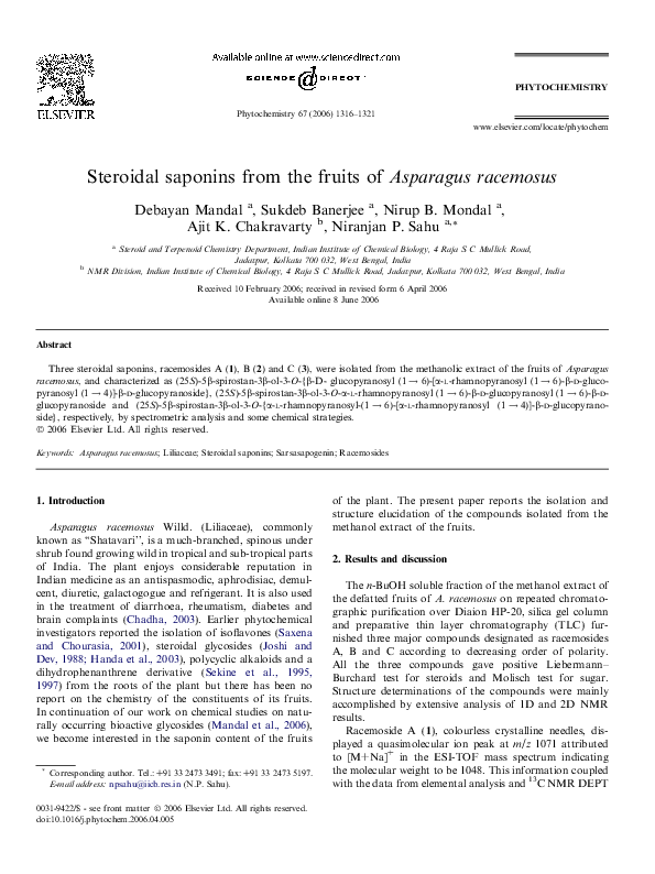 (PDF) Asparinins, asparosides, curillins, curillosides and shavatarins ...