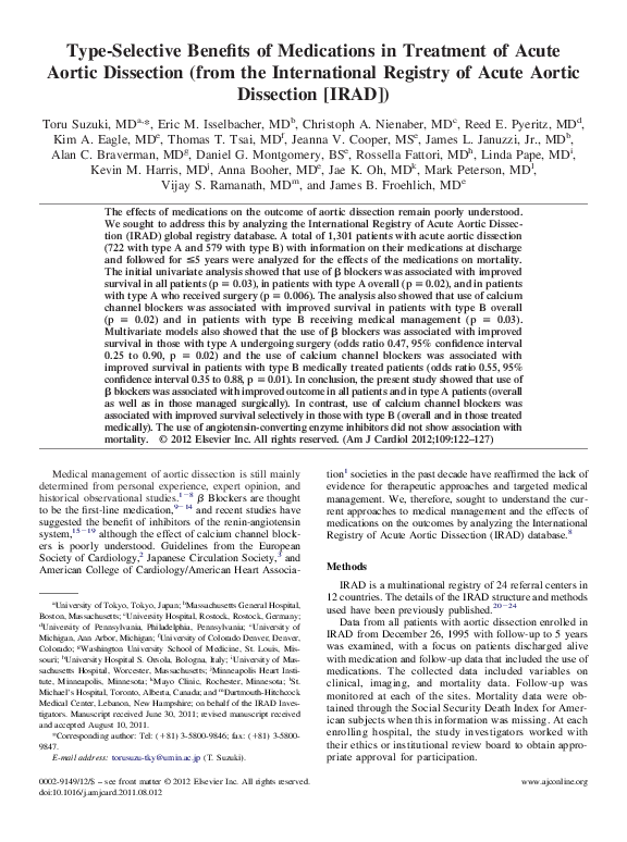 (PDF) Type-Selective Benefits of Medications in Treatment of Acute ...