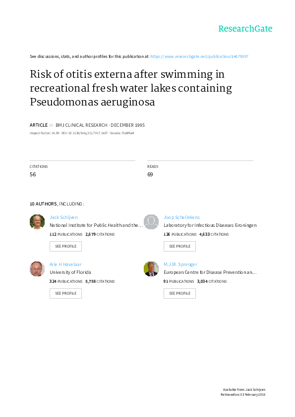 (PDF) Hot Tub-Associated Pseudomonas Folliculitis: A Case Report and ...