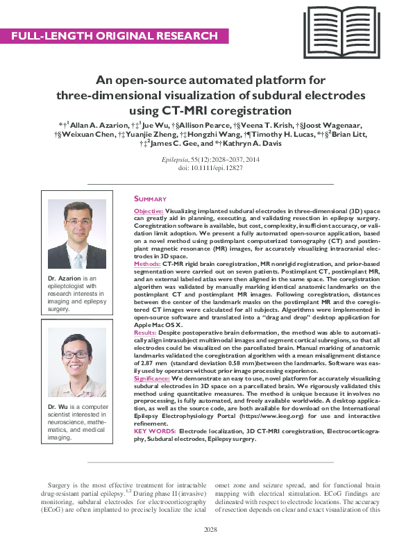 (PDF) An open-source automated platform for three-dimensional visualization of subdural ...