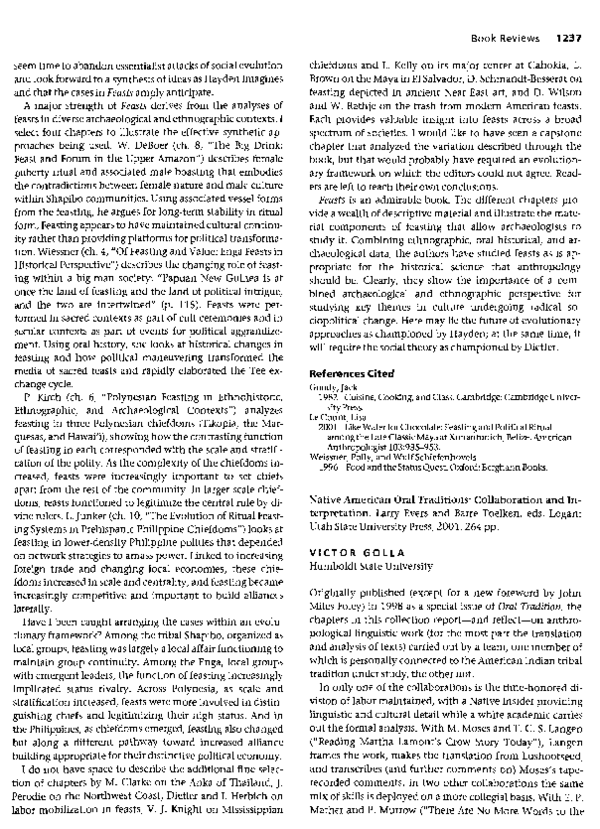 (PDF) Native American Oral Traditions: Collaboration and Interpretation