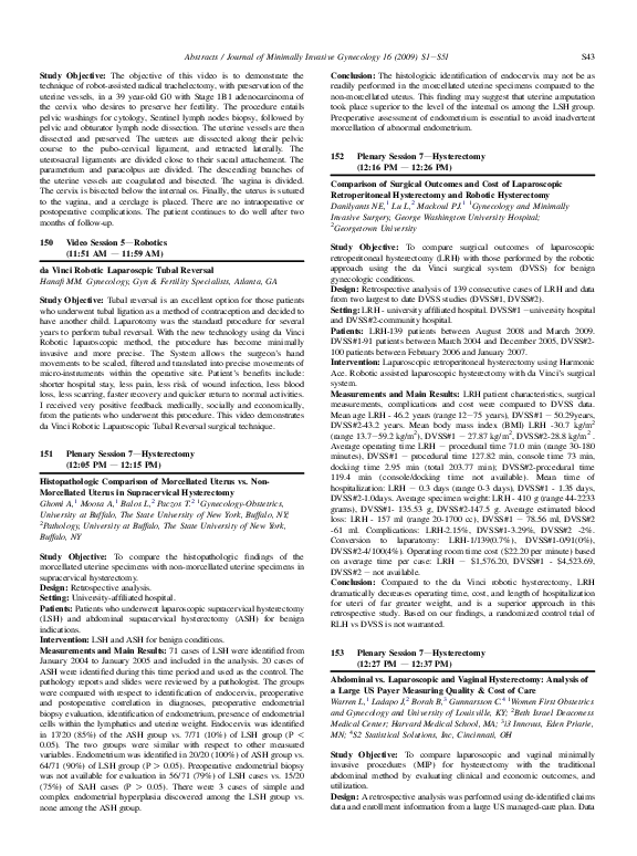 (PDF) Histopathologic Comparison of Morcellated Uterus vs. Non ...