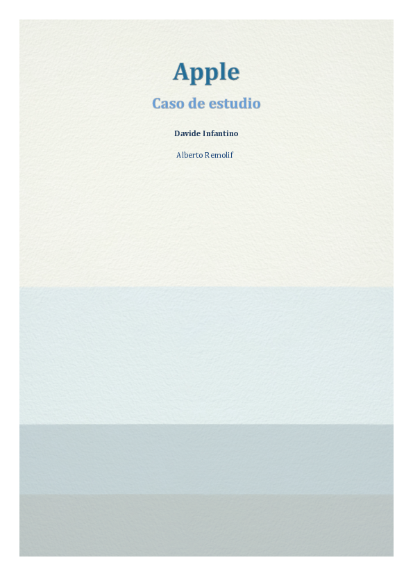 (PDF) Apple Case Study