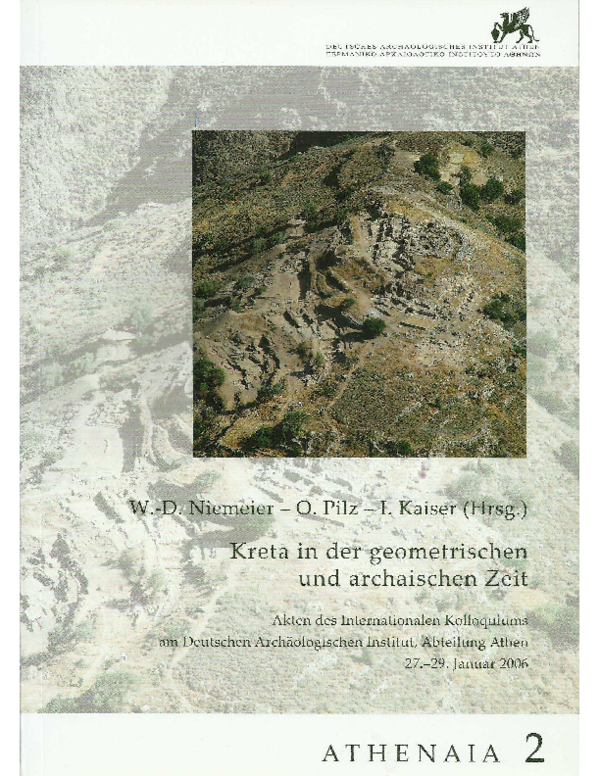 (PDF) Tsipopoulou, M. 2013. “Eteocretan Geometric revisited. The ...