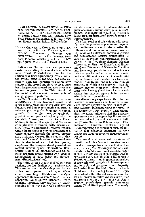 (PDF) Human growth: A comprehensive treatise. Second edition, Volume 2 ...