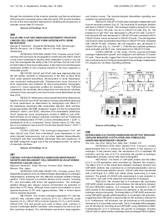 (PDF) DuCaP AND VCaP ARE ANDROGEN-DEPENDENT PROSTATE CANCER CELL LINES ...
