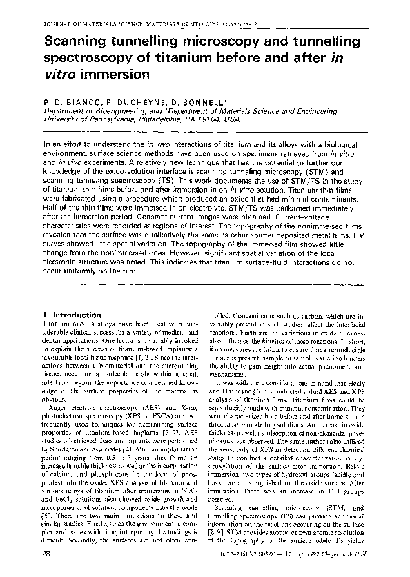 (PDF) Scanning tunnelling microscopy and tunnelling spectroscopy of ...