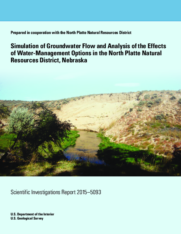 (PDF) Scientific Investigations Report 2015–5093 Simulation of ...