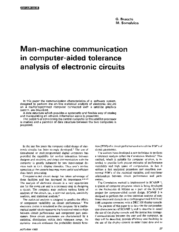 (PDF) Man-machine communication in computer-aided tolerance analysis of ...
