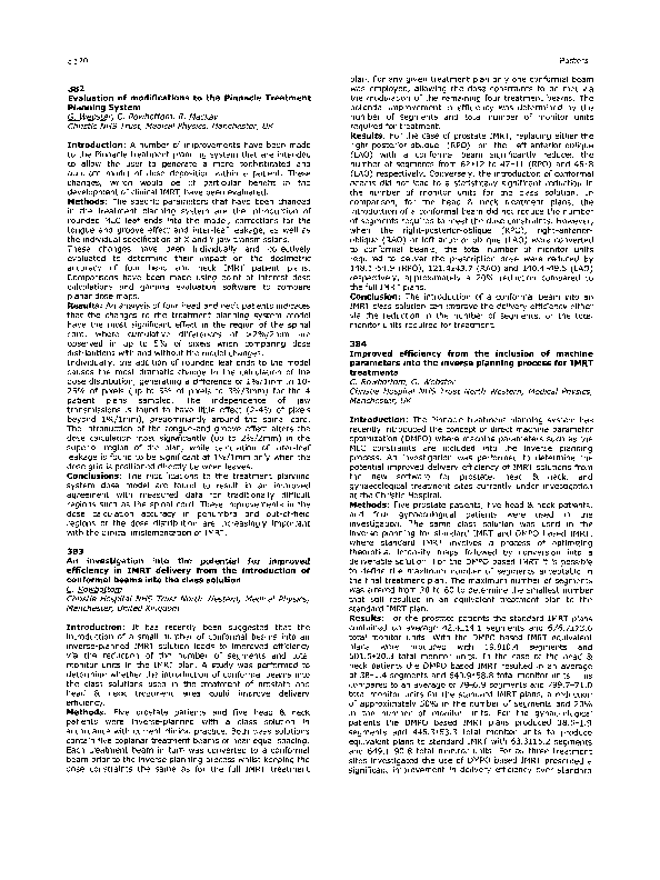 (PDF) 382 Evaluation of modifications to the pinnacle treatment ...