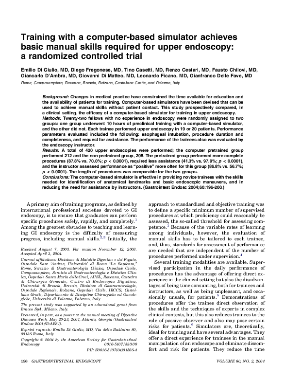 (PDF) Training with a computer-based simulator achieves basic manual ...