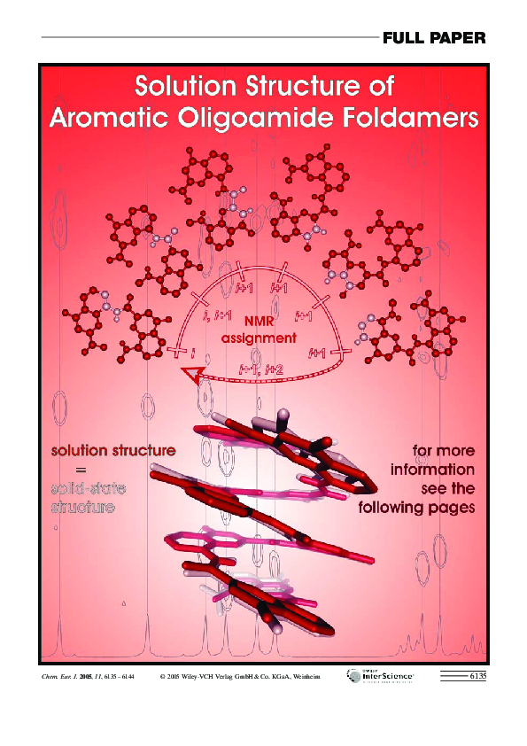 (PDF) Solution Structure of Quinoline- and Pyridine-Derived Oligoamide ...