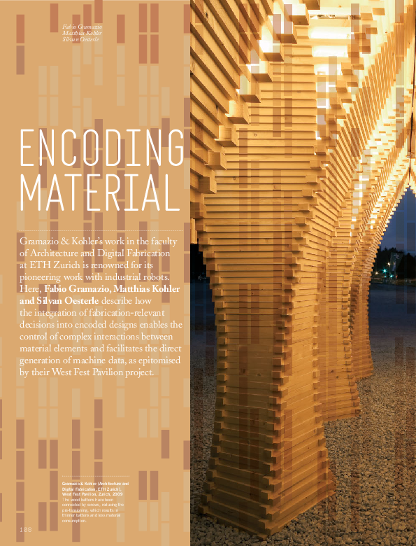(PDF) Encoding Material