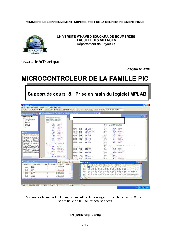 (PDF) 02- Microcontroleur De La Famille PIC