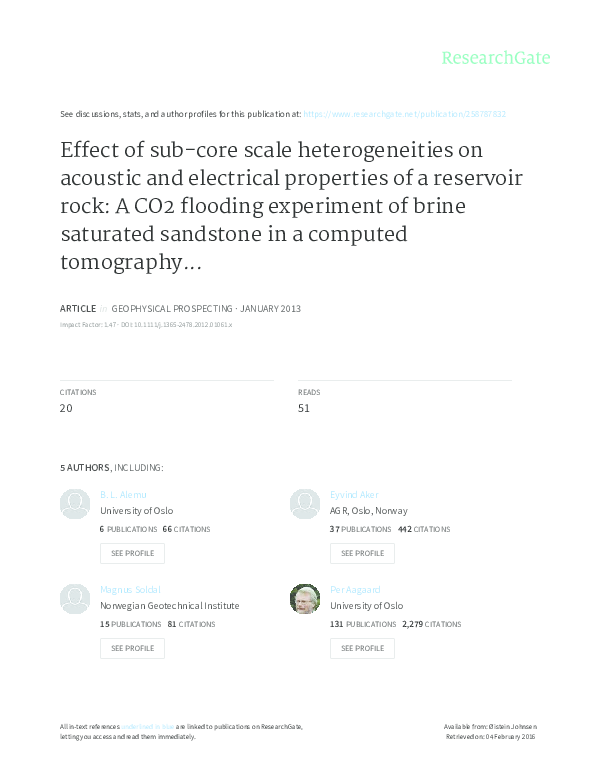 (PDF) Effects of Temperature and Saturation on the Velocity and ...