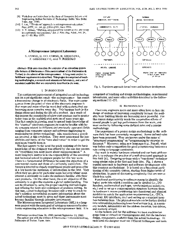 (PDF) A Microprocessor Integrated Laboratory