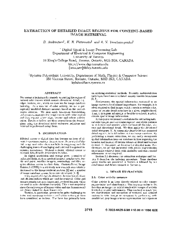 (PDF) Extraction of detailed image regions for content-based image retrieval | Dimitrios ...