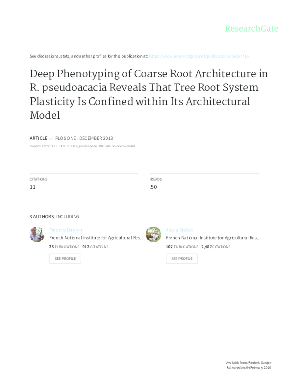 (PDF) Deep Phenotyping of Coarse Root Architecture in R. pseudoacacia ... (PDF) Deep Phenotyping of Coarse Root Architecture in R. pseudoacacia ...