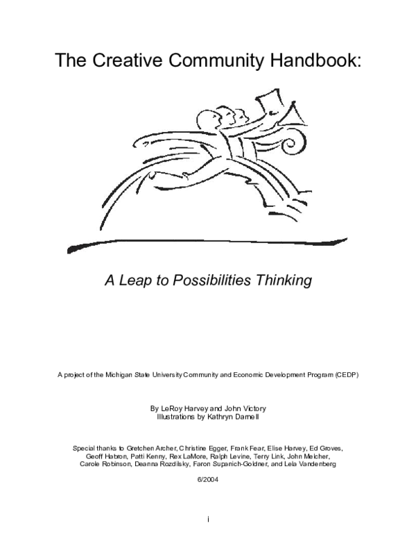(PDF) The Creative Community Handbook
