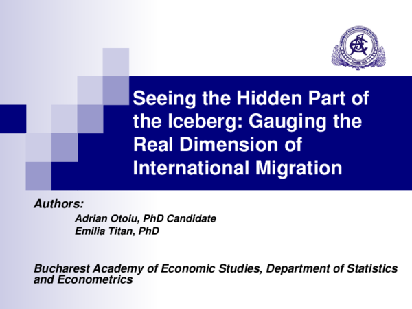 (PDF) Seeing the Hidden Part of the Iceberg: Gauging the Real Dimension ...