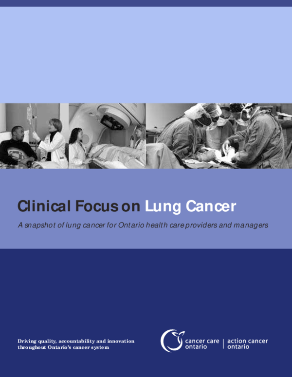 (PDF) lung cancer report
