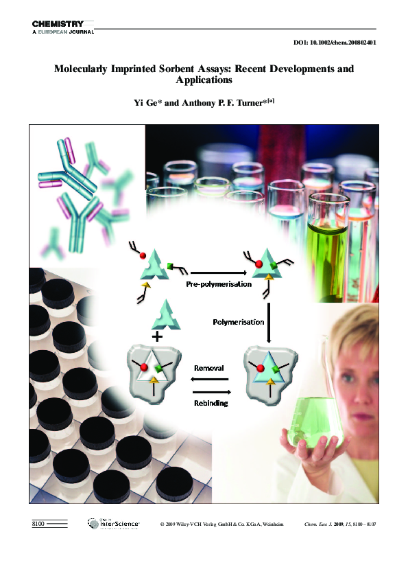 (PDF) Molecularly Imprinted Sorbent Assays: Recent Developments and Applications