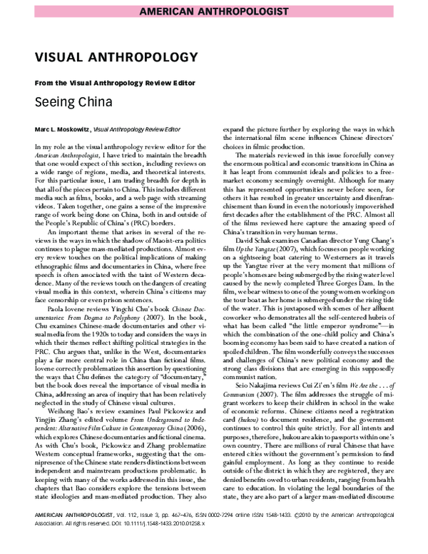 (PDF) VISUAL ANTHROPOLOGY: From Underground to Independent: Alternative ...
