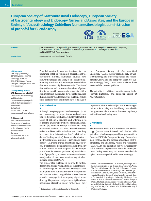 (PDF) European Society of Gastrointestinal Endoscopy, European Society ...