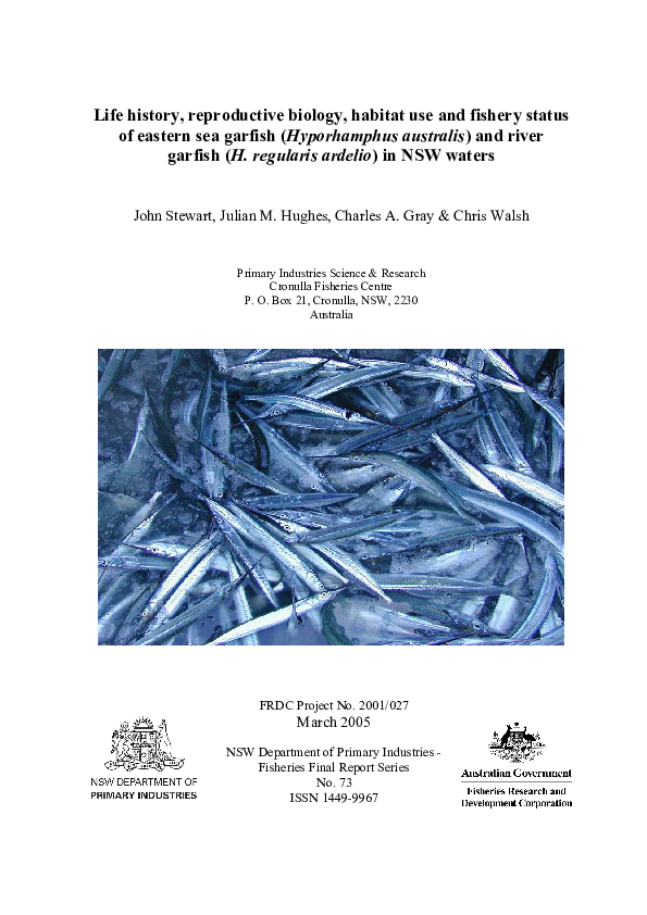 (PDF) Life history, reproductive biology, habitat use and fishery ...