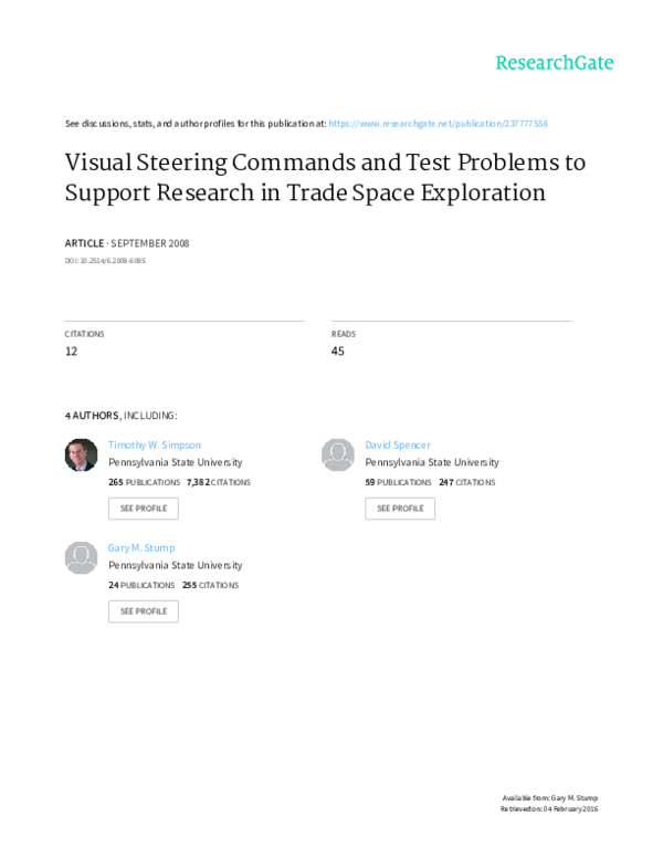 (PDF) Visual Steering Commands and Test Problems to Support Research in ...
