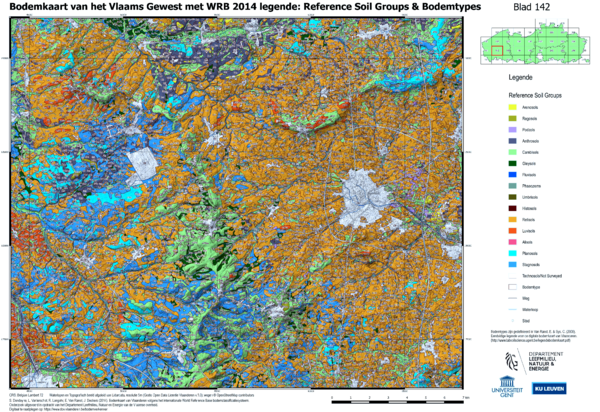 (PDF) sample: Detailed soil map - sheet 142 Reference Soil Groups ...