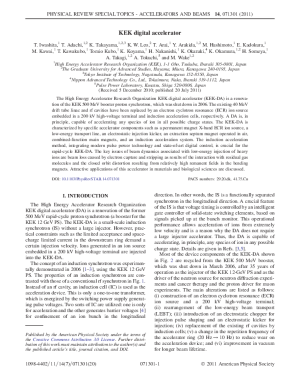 (PDF) KEK digital accelerator